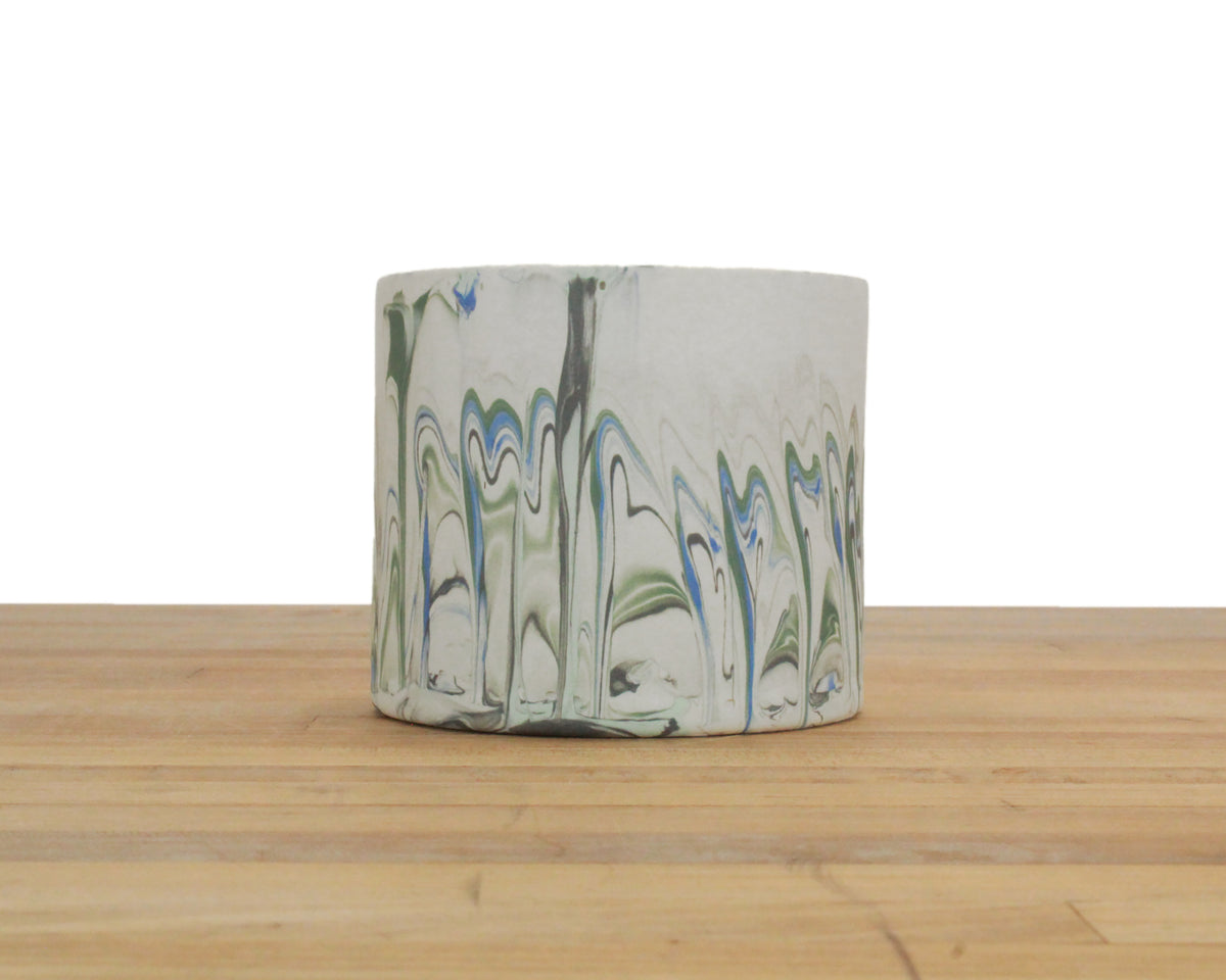 Samples - 4 Inch Marbled Planters – Tiny Badger Ceramics